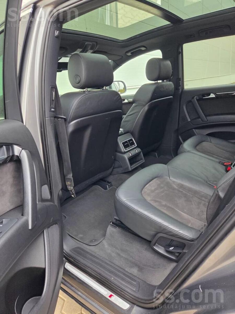 Pelēks Audi Q7 2010 Rīga, ar dzinēja tilpumu 3.00 L un nobraukumu 185 tūkst. km par 10500 €, foto 28 vietnē AUTOMOTO.COM.LV