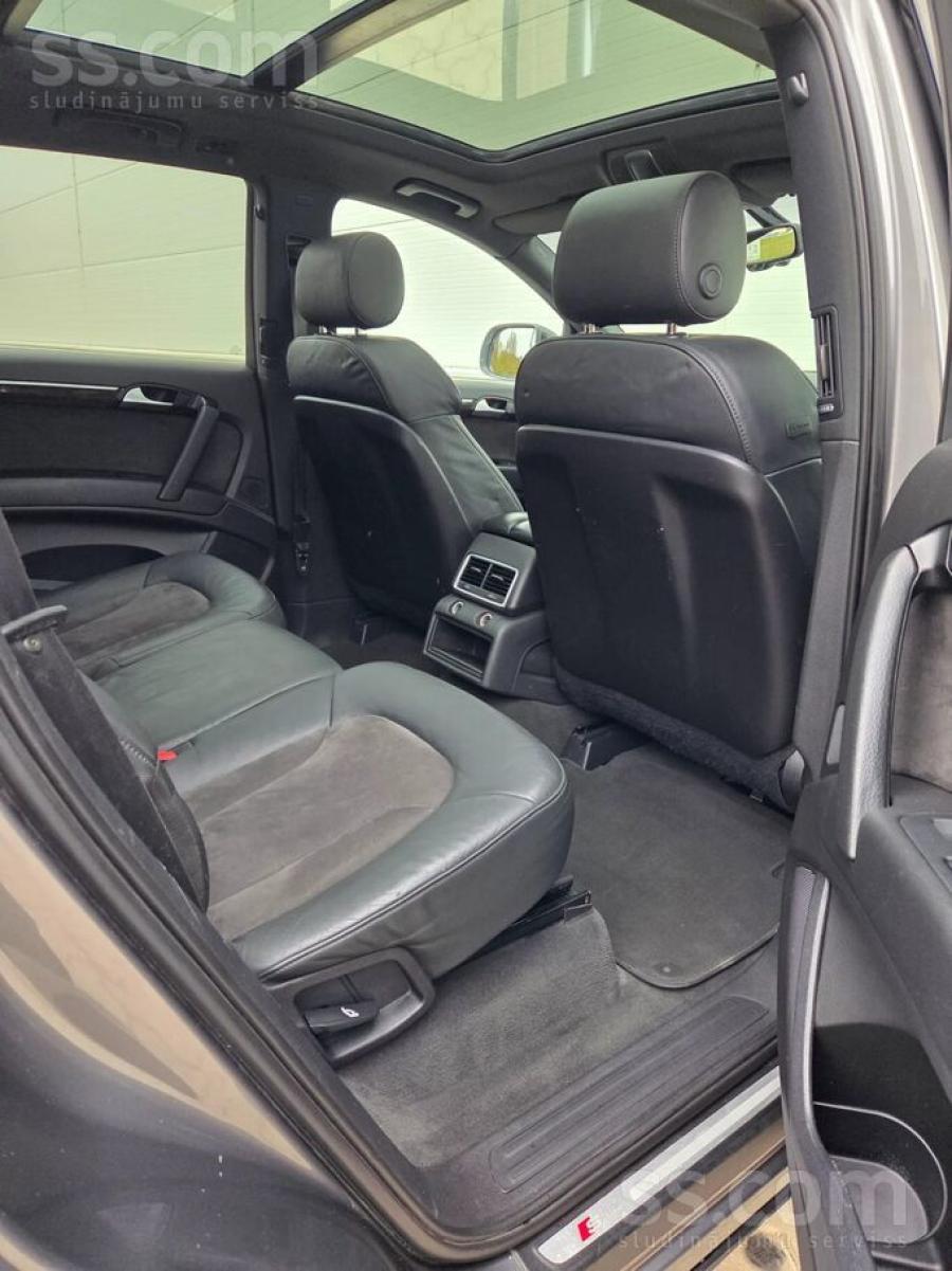Pelēks Audi Q7 2010 Rīga, ar dzinēja tilpumu 3.00 L un nobraukumu 185 tūkst. km par 10500 €, foto 33 vietnē AUTOMOTO.COM.LV