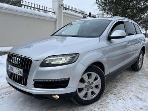 Grey Audi Q7 2011 in Vilnius, with an engine capacity of 2.97 L and mileage of 281 thousand km for 7850 €, photo 11 on AUTOMOTO.COM.LV