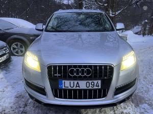Grey Audi Q7 2011 in Vilnius, with an engine capacity of 2.97 L and mileage of 281 thousand km for 7850 €, photo 12 on AUTOMOTO.COM.LV