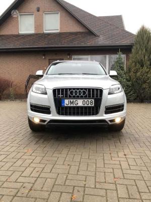 Pelēks Audi Q7 2011 Kaišiadorys, ar dzinēja tilpumu 3.00 L un nobraukumu 257 tūkst. km par 10900 €, foto  vietnē AUTOMOTO.COM.LV