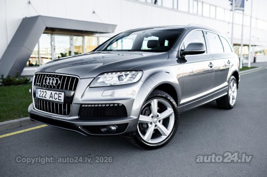 Grey Audi Q7 2011 in Tallinn, with an engine capacity of 3.00 L and mileage of 210 thousand km for 11990 €, photo 1 on AUTOMOTO.COM.LV