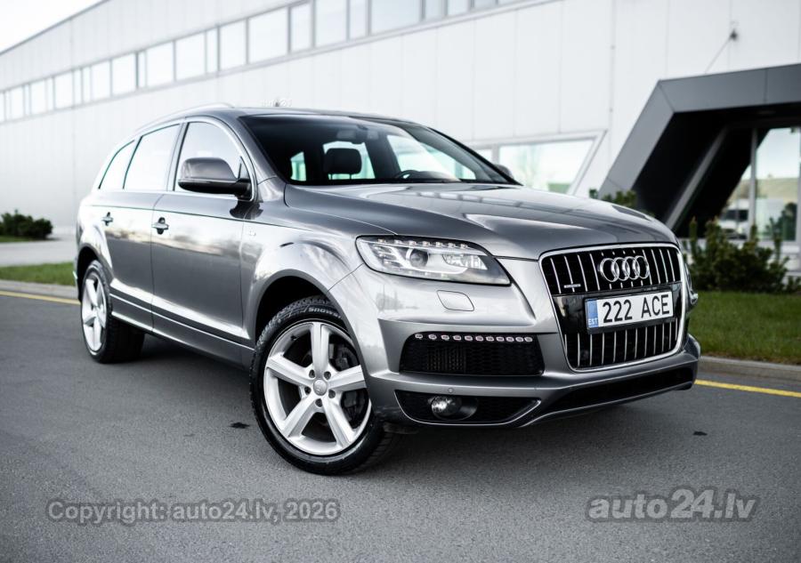 Grey Audi Q7 2011 in Tallinn, with an engine capacity of 3.00 L and mileage of 210 thousand km for 11990 €, photo 6 on AUTOMOTO.COM.LV