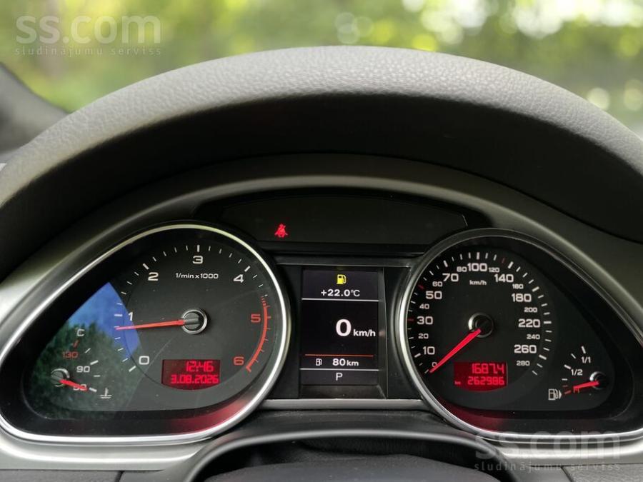 Grey Audi Q7 2011 in Riga, with an engine capacity of 3.00 L and mileage of 263 thousand km for 9400 €, photo 17 on AUTOMOTO.COM.LV