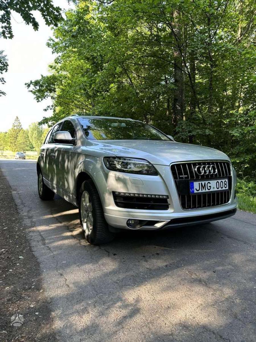 Grey Audi Q7 2011 in Kaisiadorys, with an engine capacity of 3.00 L and mileage of 260 thousand km for 7800 €, photo 7 on AUTOMOTO.COM.LV