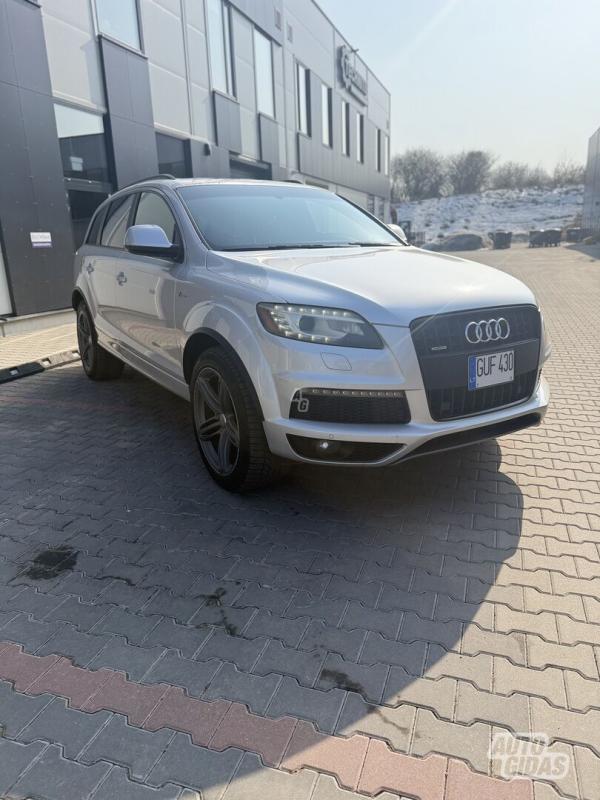 Grey Audi Q7 2012 in Vilnius, with an engine capacity of 3.00 L and mileage of 339 thousand km for 9000 €, photo 4 on AUTOMOTO.COM.LV