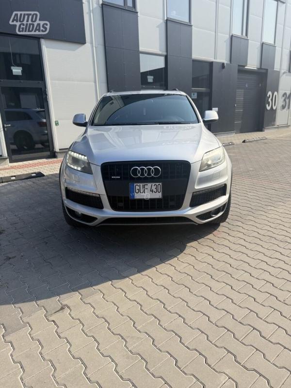 Grey Audi Q7 2012 in Vilnius, with an engine capacity of 3.00 L and mileage of 339 thousand km for 9000 €, photo 5 on AUTOMOTO.COM.LV