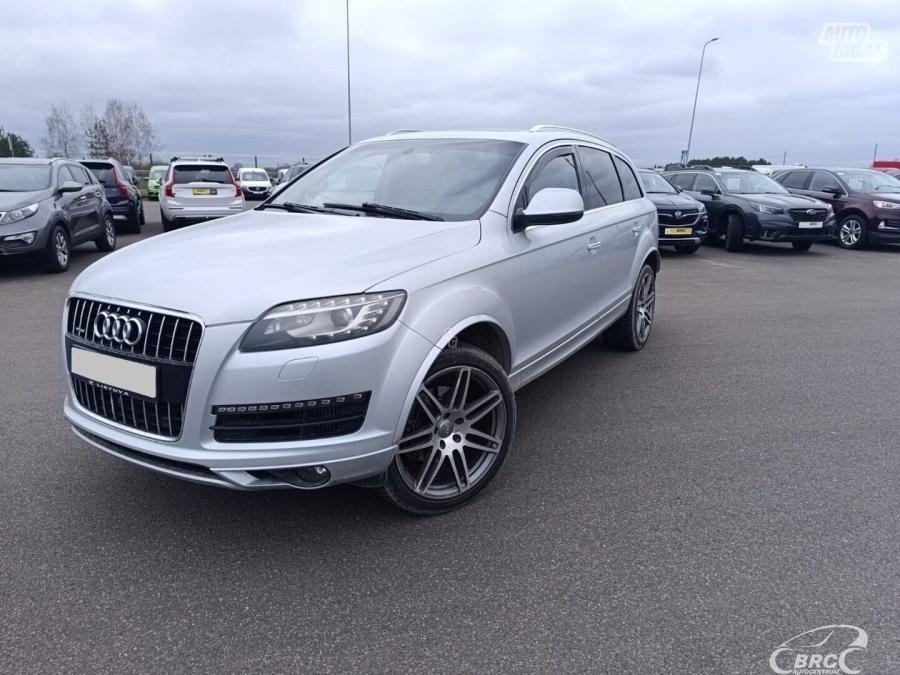 Pelēks Audi Q7 2012 Avižieniai, ar dzinēja tilpumu 3.00 L un nobraukumu 254 tūkst. km par 11500 €, foto 1 vietnē AUTOMOTO.COM.LV