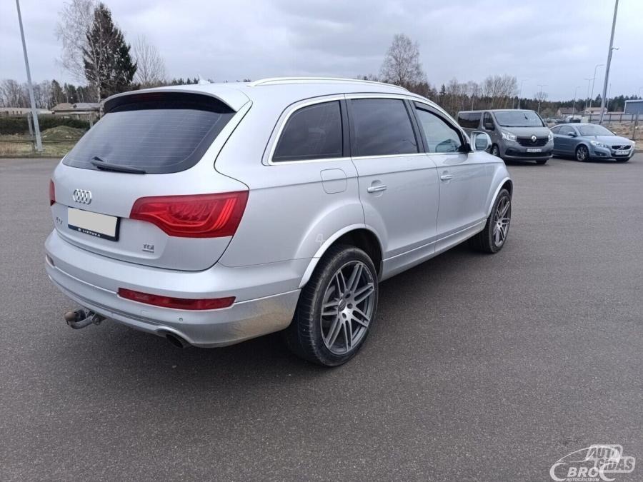 Pelēks Audi Q7 2012 Avižieniai, ar dzinēja tilpumu 3.00 L un nobraukumu 254 tūkst. km par 11500 €, foto 5 vietnē AUTOMOTO.COM.LV
