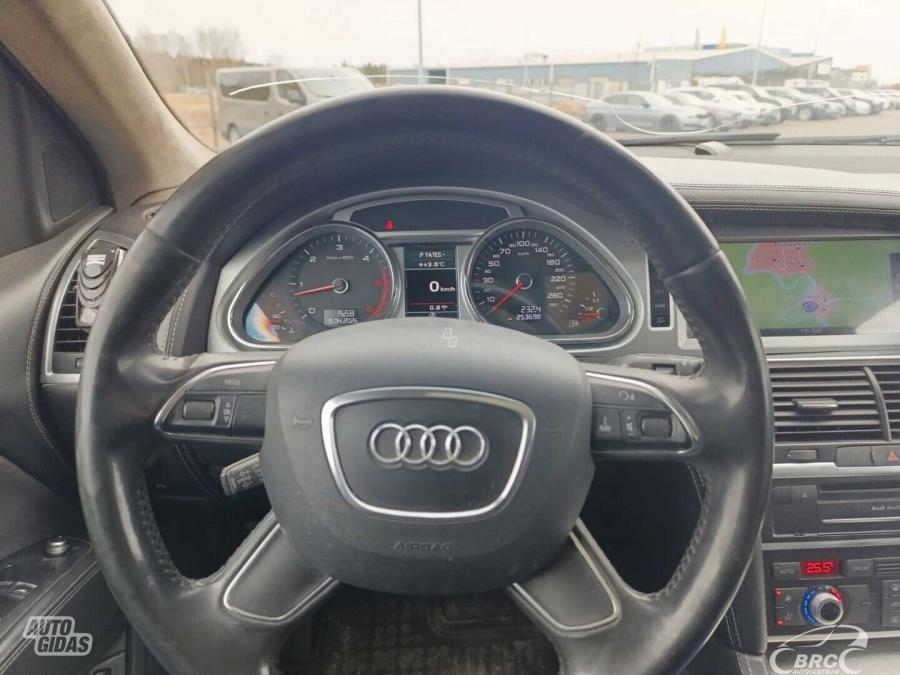 Pelēks Audi Q7 2012 Avižieniai, ar dzinēja tilpumu 3.00 L un nobraukumu 254 tūkst. km par 11500 €, foto 15 vietnē AUTOMOTO.COM.LV