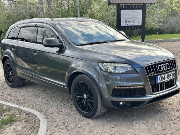 Pelēks Audi Q7 2012 Tukums, ar dzinēja tilpumu 3.00 L un nobraukumu 310 tūkst. km par 13300 €, foto 2 vietnē AUTOMOTO.COM.LV