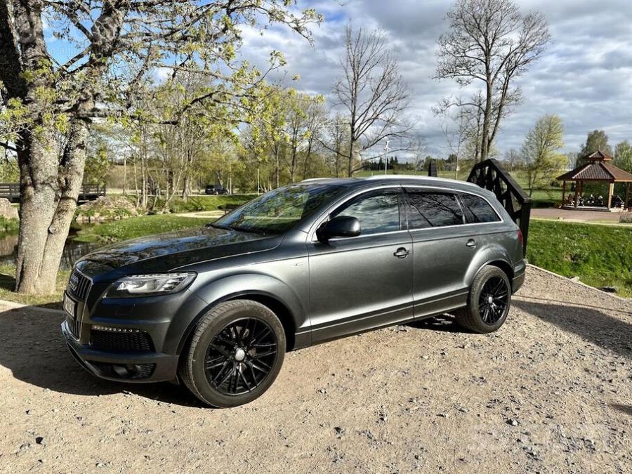 Pelēks Audi Q7 2012 Tukums, ar dzinēja tilpumu 3.00 L un nobraukumu 310 tūkst. km par 13300 €, foto 4 vietnē AUTOMOTO.COM.LV