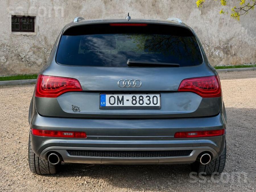 Pelēks Audi Q7 2012 Tukums, ar dzinēja tilpumu 3.00 L un nobraukumu 310 tūkst. km par 13300 €, foto 5 vietnē AUTOMOTO.COM.LV