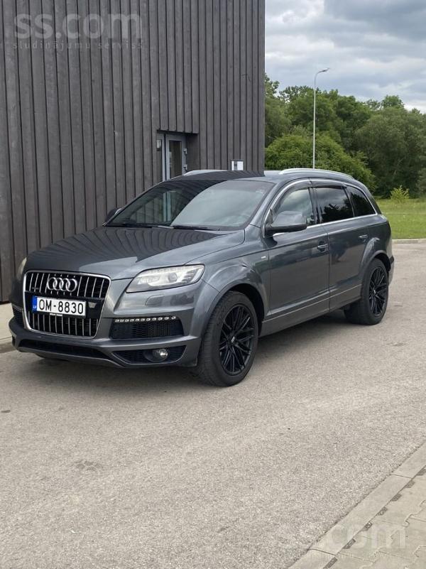 Серый Ауди Ку 7 2012 в Тукумс, объемом двигателя 3.00 л и пробегом 310 тыс. км за 12800 €, фото 3 на AUTOMOTO.COM.LV