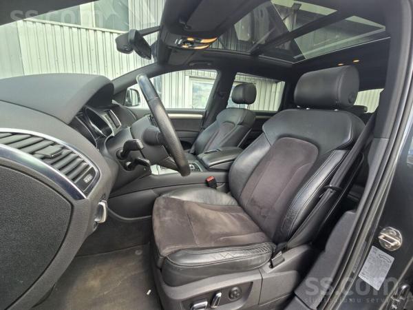 Grey Audi Q7 2012 in Riga, with an engine capacity of 3.00 L and mileage of 280 thousand km for 13899 €, photo 9 on AUTOMOTO.COM.LV