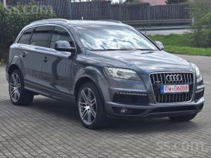 Pelēks Audi Q7 2012 Rīga, ar dzinēja tilpumu 3.00 L un nobraukumu 280 tūkst. km par 13899 €, foto 1 vietnē AUTOMOTO.COM.LV