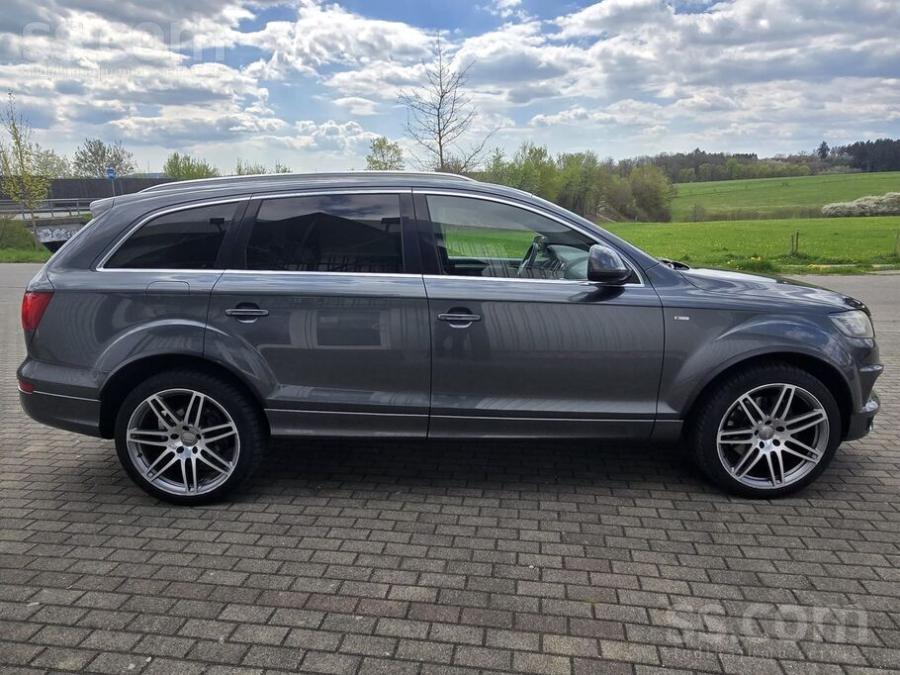 Pelēks Audi Q7 2012 Rīga, ar dzinēja tilpumu 3.00 L un nobraukumu 280 tūkst. km par 13899 €, foto 6 vietnē AUTOMOTO.COM.LV