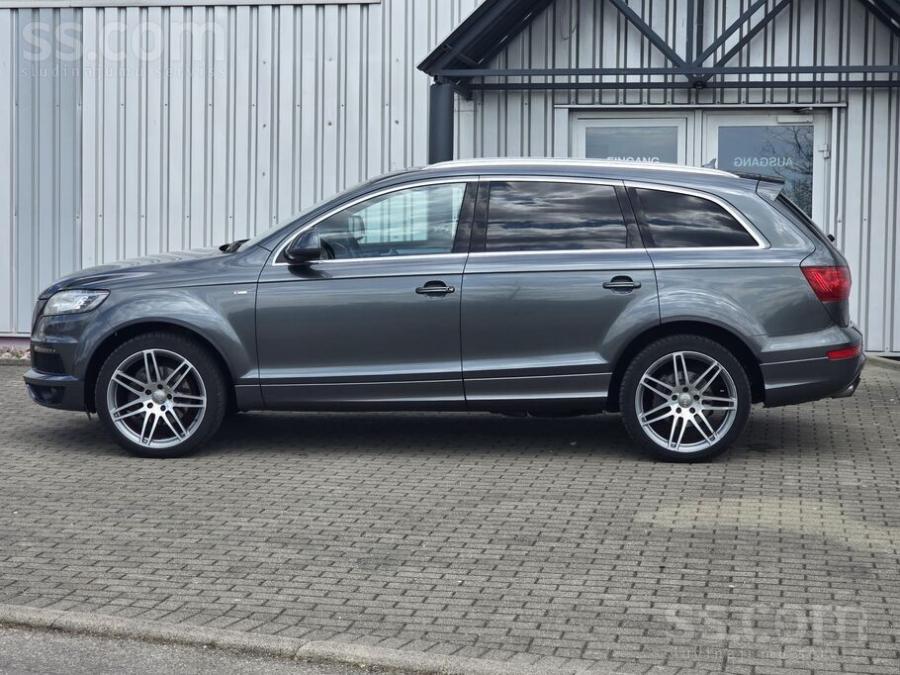 Pelēks Audi Q7 2012 Rīga, ar dzinēja tilpumu 3.00 L un nobraukumu 280 tūkst. km par 13899 €, foto 7 vietnē AUTOMOTO.COM.LV