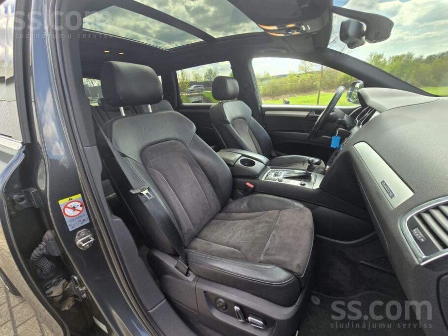Pelēks Audi Q7 2012 Rīga, ar dzinēja tilpumu 3.00 L un nobraukumu 280 tūkst. km par 13899 €, foto 15 vietnē AUTOMOTO.COM.LV