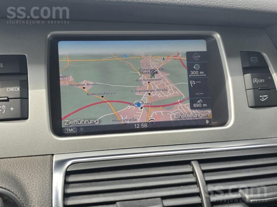 Pelēks Audi Q7 2012 Rīga, ar dzinēja tilpumu 3.00 L un nobraukumu 280 tūkst. km par 13899 €, foto 24 vietnē AUTOMOTO.COM.LV