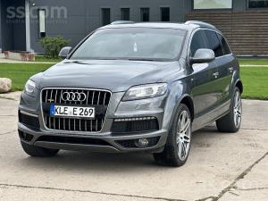 Grey Audi Q7 2012 in Riga, with an engine capacity of 3.00 L and mileage of 280 thousand km for 12890 €, photo 6 on AUTOMOTO.COM.LV