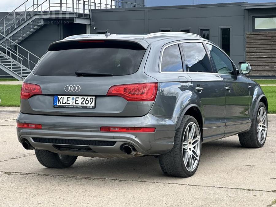 Grey Audi Q7 2012 in Riga, with an engine capacity of 3.00 L and mileage of 280 thousand km for 12890 €, photo 9 on AUTOMOTO.COM.LV