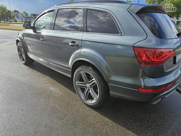 Pelēks Audi Q7 2012 Panevēža, ar dzinēja tilpumu 3.00 L un nobraukumu 317 tūkst. km par 9500 €, foto 8 vietnē AUTOMOTO.COM.LV