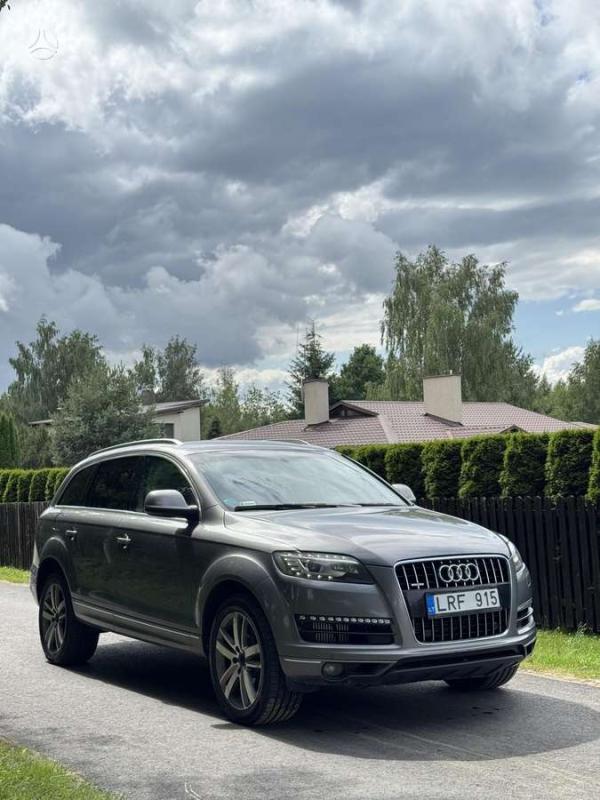 Pelēks Audi Q7 2012 Viļņa, ar dzinēja tilpumu 2.97 L un nobraukumu 300 tūkst. km par 9500 €, foto 6 vietnē AUTOMOTO.COM.LV