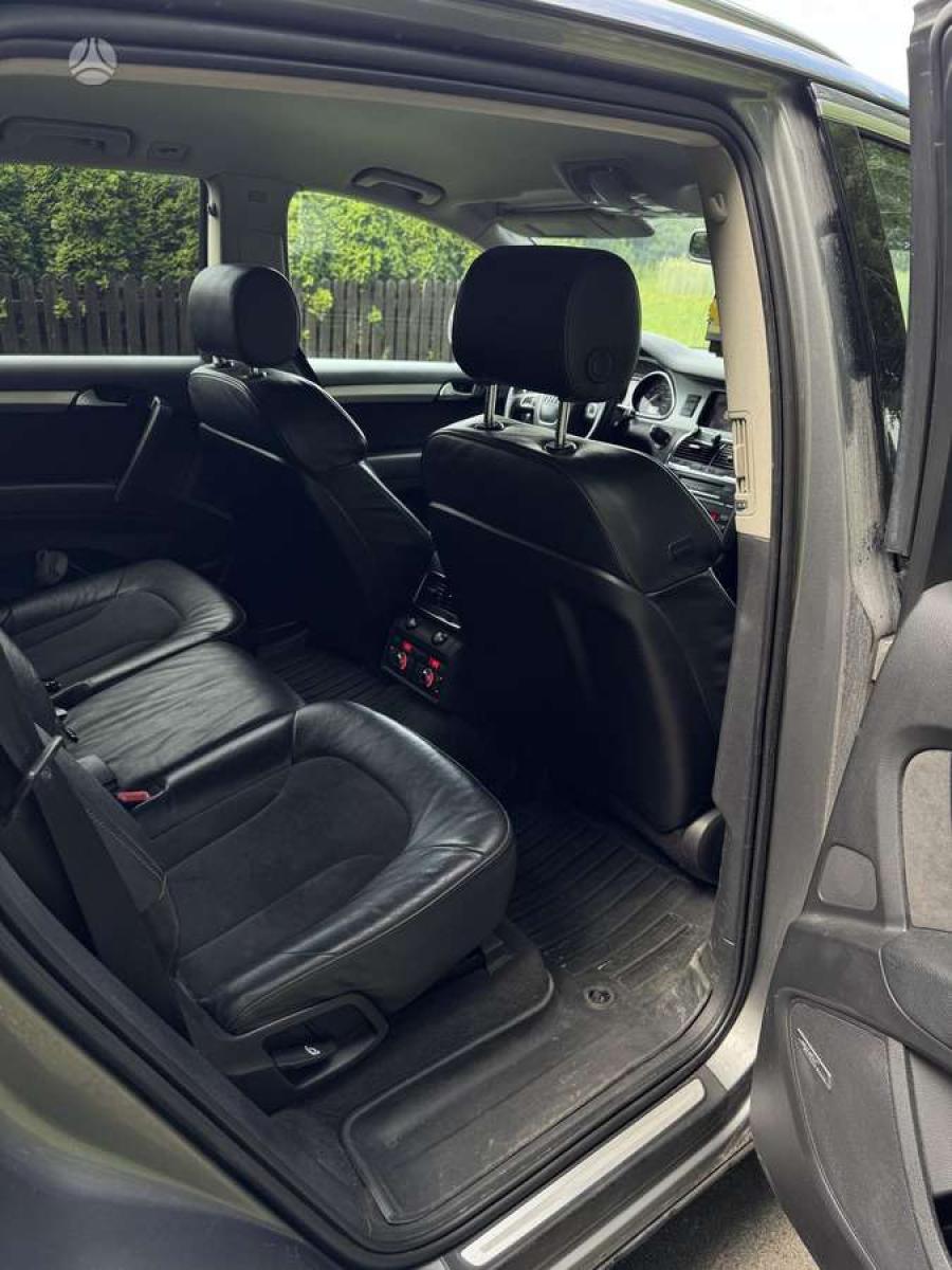 Pelēks Audi Q7 2012 Viļņa, ar dzinēja tilpumu 2.97 L un nobraukumu 300 tūkst. km par 9500 €, foto 9 vietnē AUTOMOTO.COM.LV