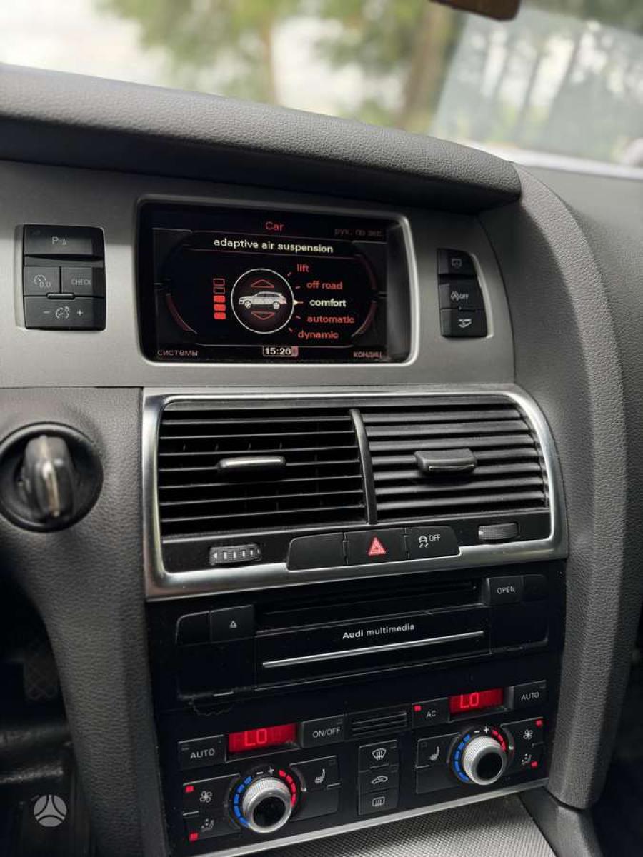 Pelēks Audi Q7 2012 Viļņa, ar dzinēja tilpumu 2.97 L un nobraukumu 300 tūkst. km par 9500 €, foto 13 vietnē AUTOMOTO.COM.LV