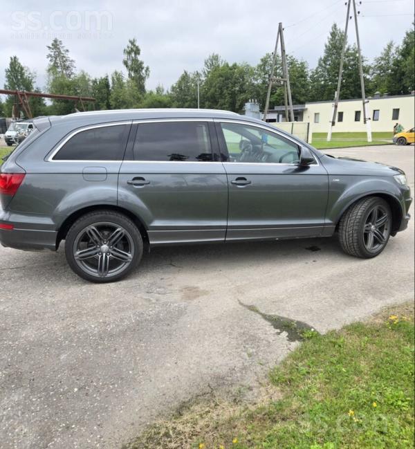 Pelēks Audi Q7 2012 Rīga, ar dzinēja tilpumu 3.00 L un nobraukumu 300 tūkst. km par 13500 €, foto 2 vietnē AUTOMOTO.COM.LV