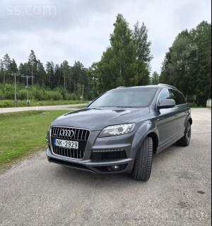 Grey Audi Q7 2012 in Riga, with an engine capacity of 3.00 L and mileage of 300 thousand km for 13500 €, photo 8 on AUTOMOTO.COM.LV