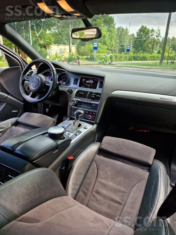 Pelēks Audi Q7 2012 Rīga, ar dzinēja tilpumu 3.00 L un nobraukumu 300 tūkst. km par 13500 €, foto 9 vietnē AUTOMOTO.COM.LV