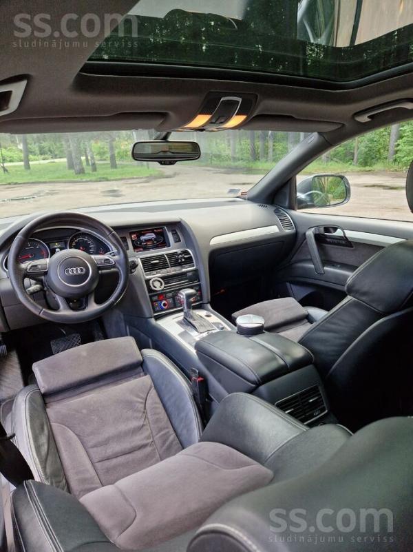 Pelēks Audi Q7 2012 Rīga, ar dzinēja tilpumu 3.00 L un nobraukumu 300 tūkst. km par 13500 €, foto 10 vietnē AUTOMOTO.COM.LV