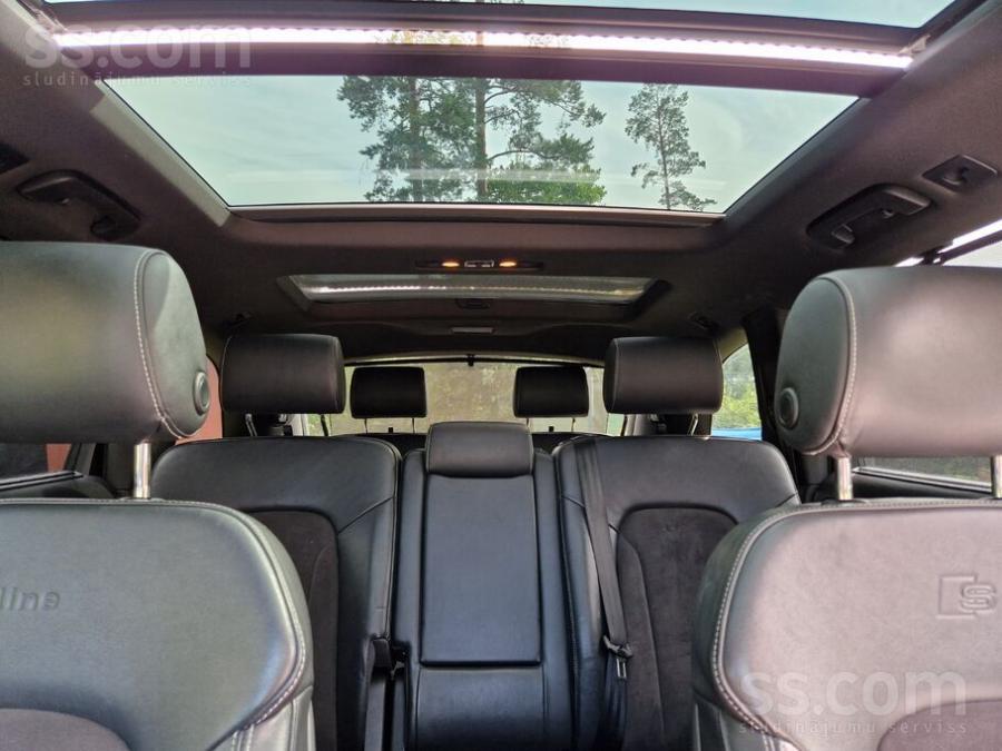 Grey Audi Q7 2012 in Riga, with an engine capacity of 3.00 L and mileage of 300 thousand km for 13500 €, photo 18 on AUTOMOTO.COM.LV