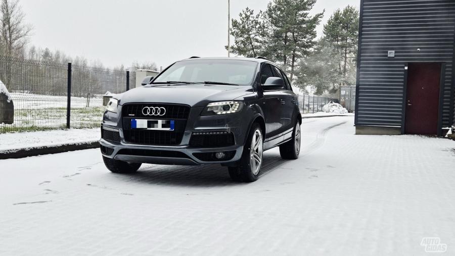 Pelēks Audi Q7 2013 Viļņa, ar dzinēja tilpumu 3.00 L un nobraukumu 280 tūkst. km par 13650 €, foto 4 vietnē AUTOMOTO.COM.LV