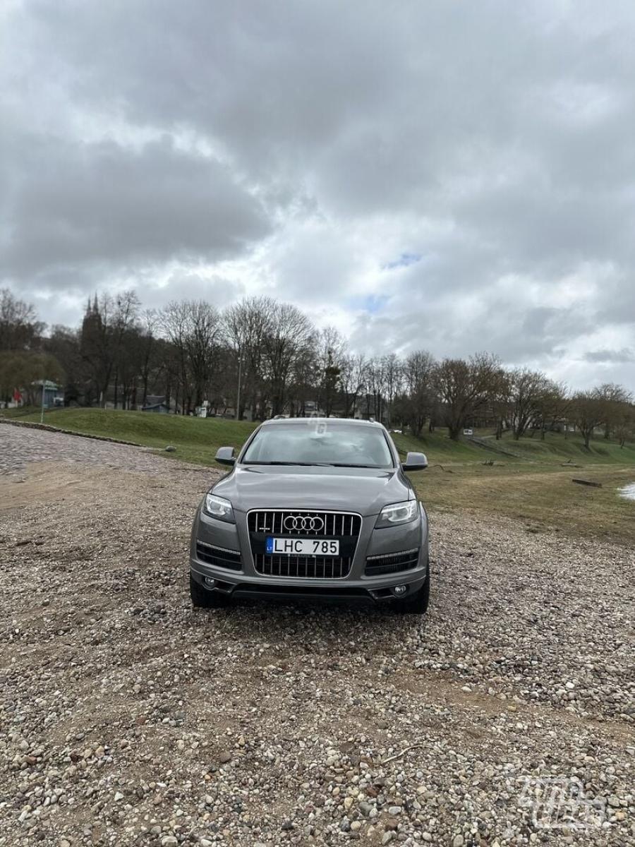 Pelēks Audi Q7 2013 Kauņa, ar dzinēja tilpumu 3.00 L un nobraukumu 294 tūkst. km par 12500 €, foto 1 vietnē AUTOMOTO.COM.LV