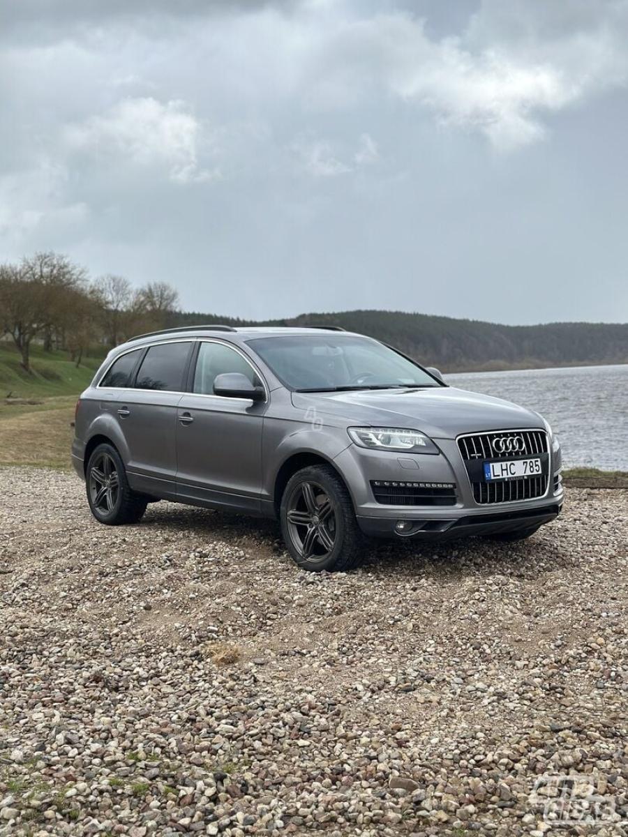 Pelēks Audi Q7 2013 Kauņa, ar dzinēja tilpumu 3.00 L un nobraukumu 294 tūkst. km par 12500 €, foto 3 vietnē AUTOMOTO.COM.LV