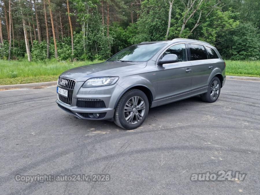 Grey Audi Q7 2013 in Tallinn, with an engine capacity of 3.00 L and mileage of 438 thousand km for 10100 €, photo 3 on AUTOMOTO.COM.LV