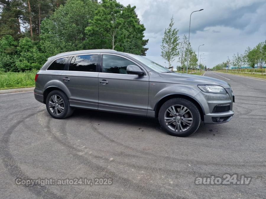 Grey Audi Q7 2013 in Tallinn, with an engine capacity of 3.00 L and mileage of 438 thousand km for 10100 €, photo 4 on AUTOMOTO.COM.LV