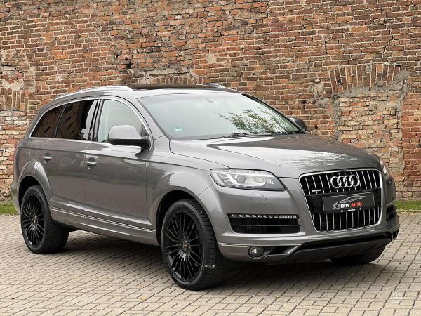 Grey Audi Q7 2013 in Kedainiai, with an engine capacity of 2.97 L and mileage of 285 thousand km for 12350 €, photo 5 on AUTOMOTO.COM.LV