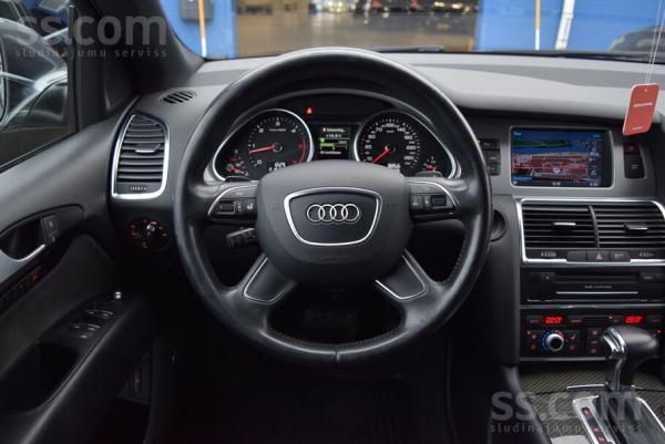 Pelēks Audi Q7 2014 Rīga, ar dzinēja tilpumu 4.20 L un nobraukumu 247 tūkst. km par 15500 €, foto 10 vietnē AUTOMOTO.COM.LV