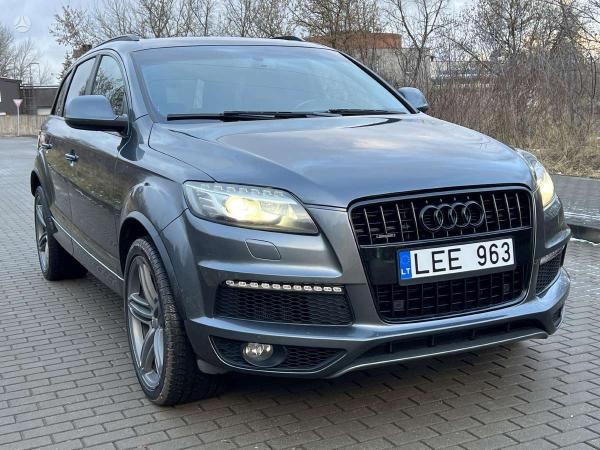 Pelēks Audi Q7 2014 Viļņa, ar dzinēja tilpumu 3.00 L un nobraukumu 147 tūkst. km par 19000 €, foto 6 vietnē AUTOMOTO.COM.LV