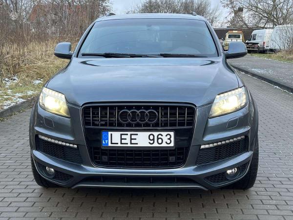 Pelēks Audi Q7 2014 Viļņa, ar dzinēja tilpumu 3.00 L un nobraukumu 147 tūkst. km par 19000 €, foto 7 vietnē AUTOMOTO.COM.LV