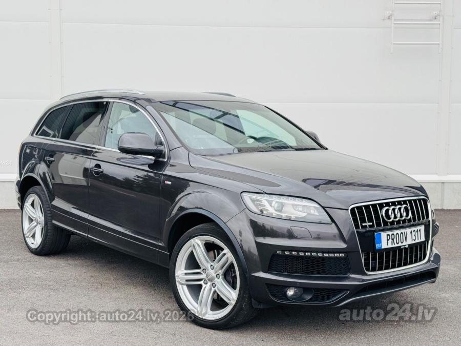Grey Audi Q7 2014 in Tallinn, with an engine capacity of 3.00 L and mileage of 247 thousand km for 11999 €, photo 1 on AUTOMOTO.COM.LV