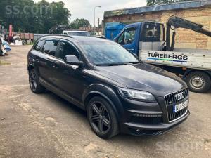 Grey Audi Q7 2014 in Riga, with an engine capacity of 3.00 L and mileage of 301 thousand km for 10500 €, photo 7 on AUTOMOTO.COM.LV