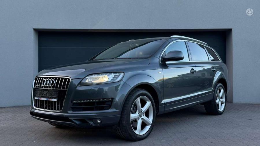 Pelēks Audi Q7 2014 Jonava, ar dzinēja tilpumu 2.97 L un nobraukumu 195 tūkst. km par 14800 €, foto 3 vietnē AUTOMOTO.COM.LV