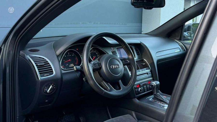 Pelēks Audi Q7 2014 Jonava, ar dzinēja tilpumu 2.97 L un nobraukumu 195 tūkst. km par 14800 €, foto 10 vietnē AUTOMOTO.COM.LV
