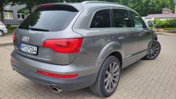 Pelēks Audi Q7 2014 Jonava, ar dzinēja tilpumu 2.97 L un nobraukumu 196 tūkst. km par 13499 €, foto 5 vietnē AUTOMOTO.COM.LV