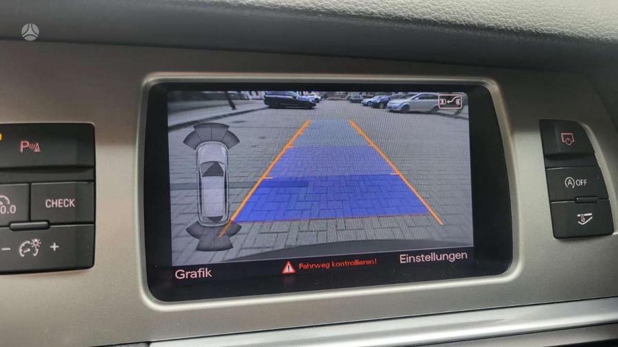 Grey Audi Q7 2014 in Jonava, with an engine capacity of 2.97 L and mileage of 196 thousand km for 13499 €, photo 14 on AUTOMOTO.COM.LV
